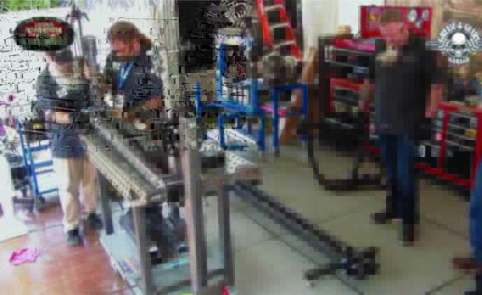 The Chop Source Rotisserie Frame Fixture